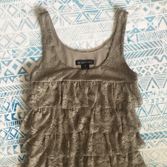 INC International Concepts | Dresses | Gray Lace Inc Dress | Poshmark